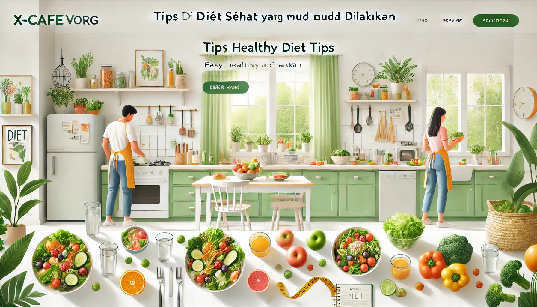 Tips Diet Sehat Yang Mudah Dilakukan - X-cafevn