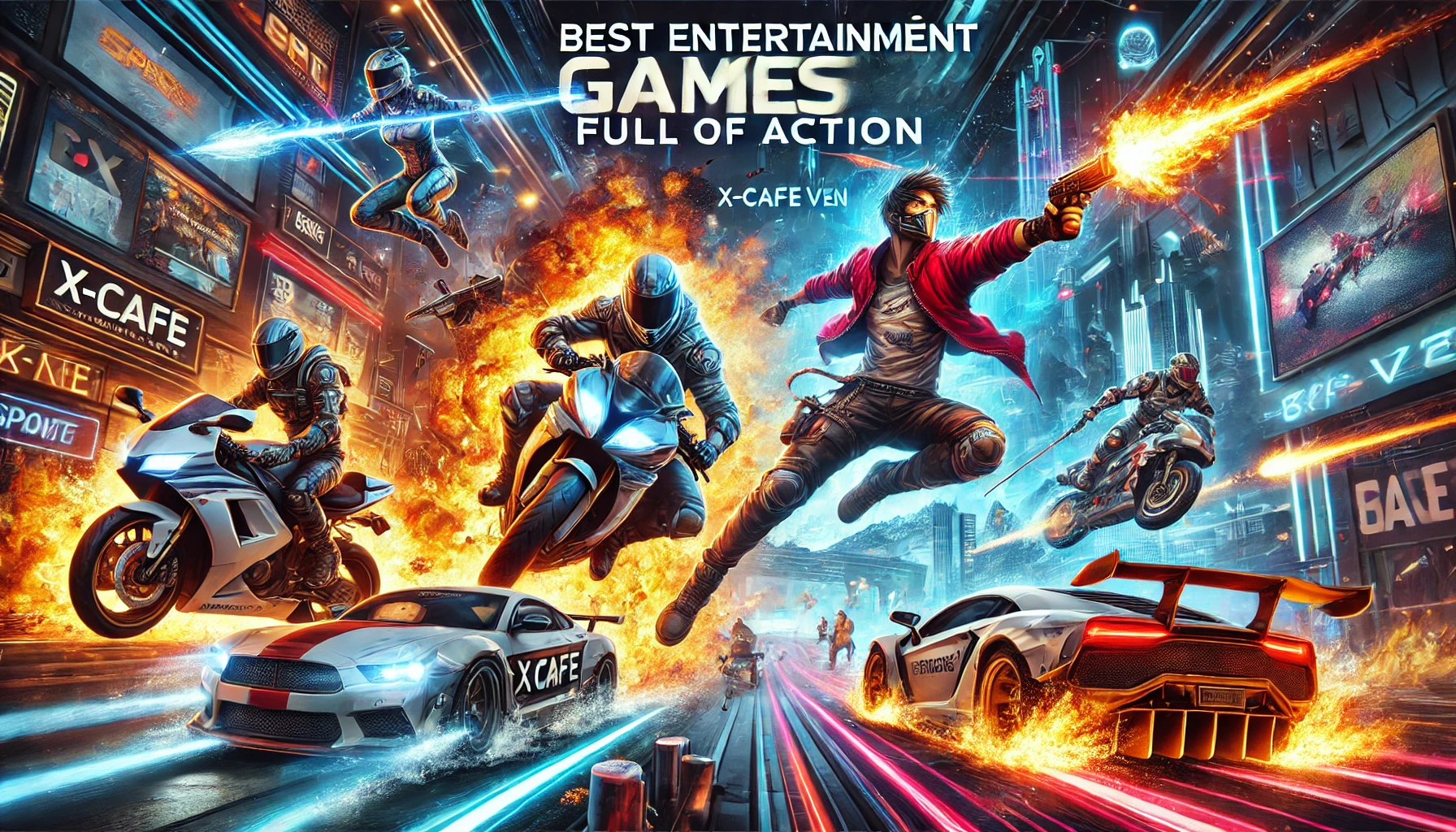 Game Hiburan Terbaik Penuh Aksi - X-cafevn